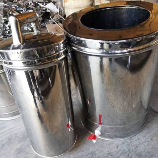 Jual ALAT TABUNG BUAT ES PUTER 15 LITER STAINLESS | Shopee Indonesia