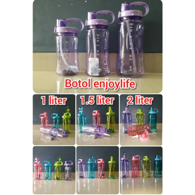 Jual Botol Enjoylife 1 Liter, 1.5 liter, 2 Liter | Shopee Indonesia