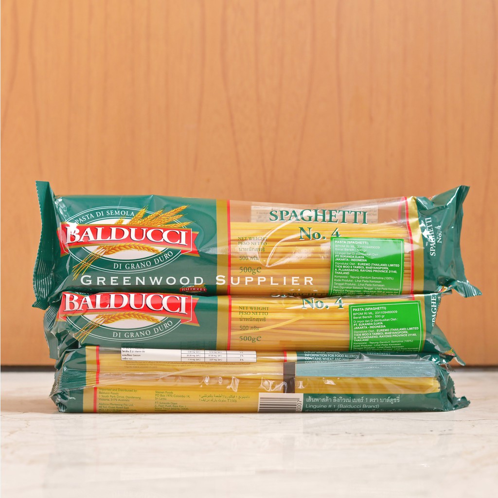 Jual Balducci Pasta Spaghetti (500g) | Shopee Indonesia