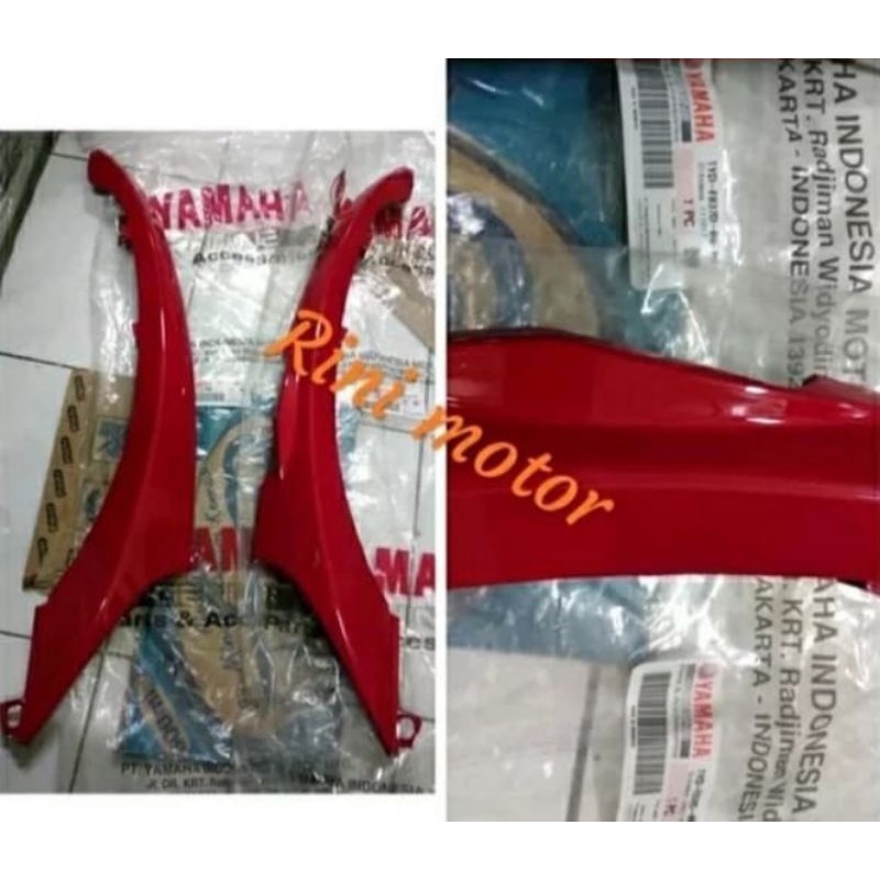 Jual List dek bawah kanan kiri yamaha Fino Fi merah terang original ...