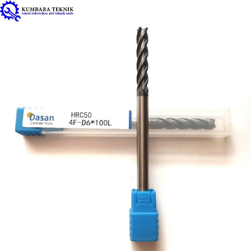 Jual END MILL | ENDMILL CARBIDE | MATA BOR ENDMILL 6 x 28 x 100mm 4F ...