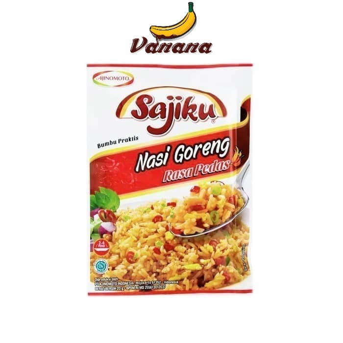 Jual SAJIKU NASI GORENG PEDAS / BUMBU MASAK INSTAN NASGOR AJINOMOTO ...