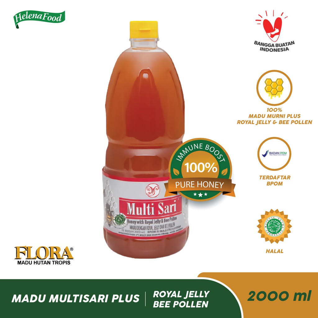 Jual MADU Multisari Plus 2000 ml - Madu ternak murni asli murni - Royal ...