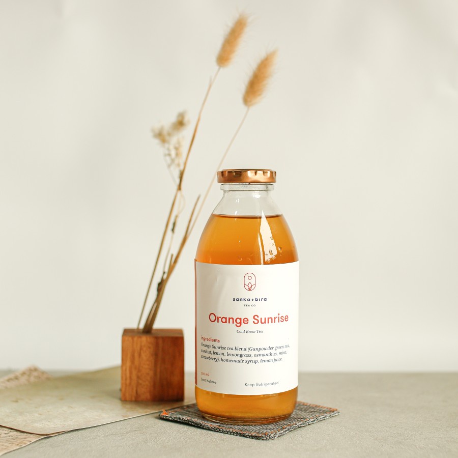 Jual Cold Brew Tea Orange Sunrise Sanka+Bira - Minuman Teh Botol 500ml ...