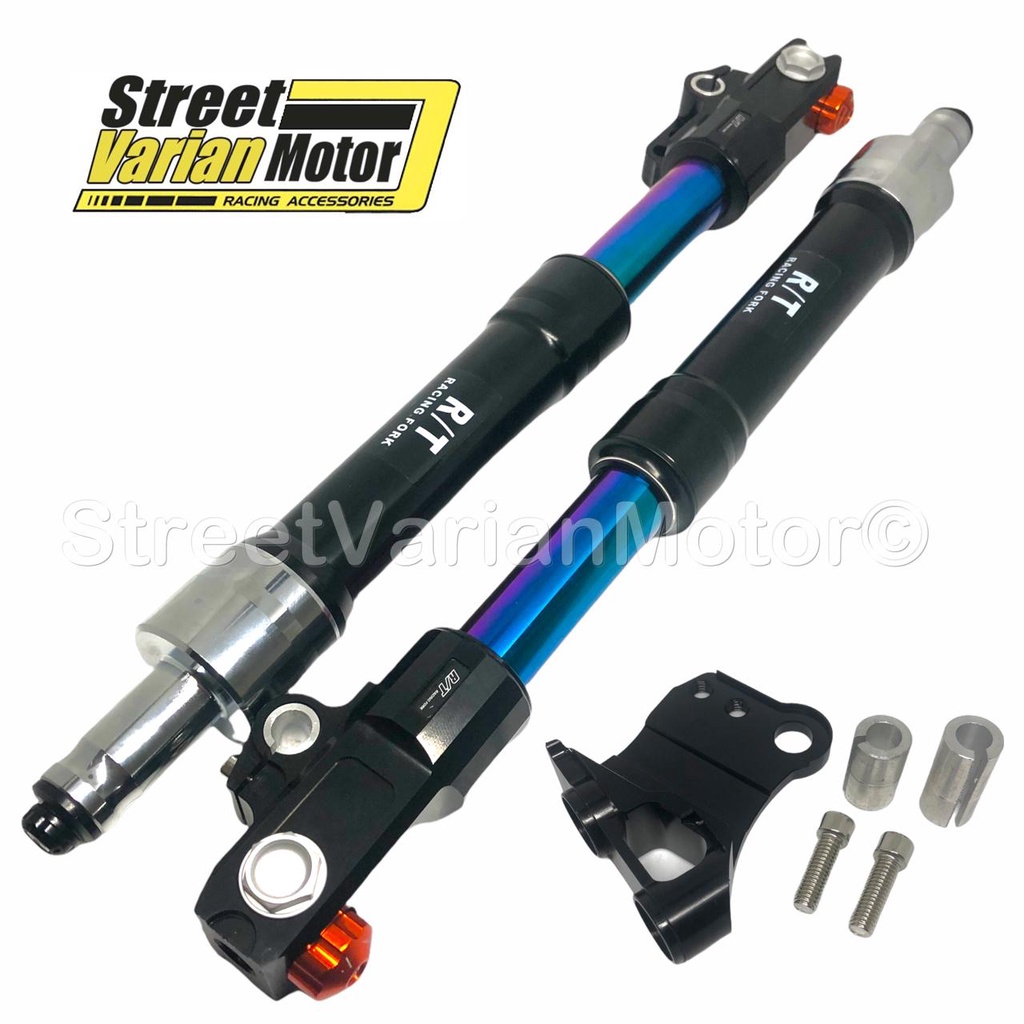 Jual Shock Upside Down RT STAGE Copy ORI Warna BLACK RAINBOW | Shopee ...