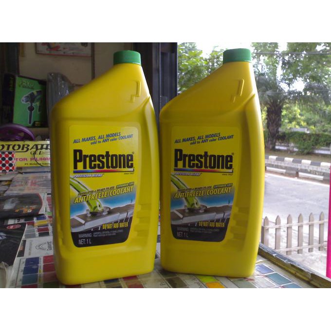 Jual TERL4RI5 PRESTONE Antifreeze Radiator COOLANT - 1 Liter - 100% ...