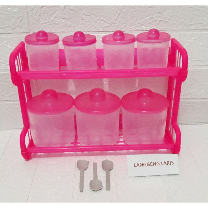 Jual Rak Bumbu & Tempatnya Kitchen Set Rainbow | Shopee Indonesia