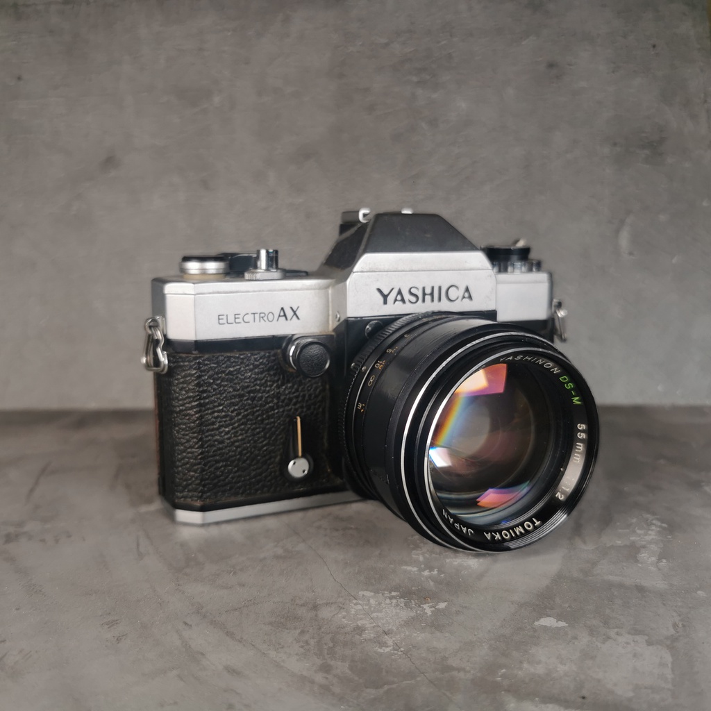 Jual YASHICA ELECTRO AX + Yashica 55mm f1.2 Auto Yashinon DS-M Tomioka KAMERA ANALOG | Shopee ...
