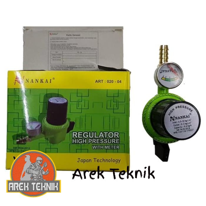 Jual MESIN LAS MSL121 NANKAI REGULATOR GAS LPG HIGH PRESSURE METER SNI | Shopee Indonesia