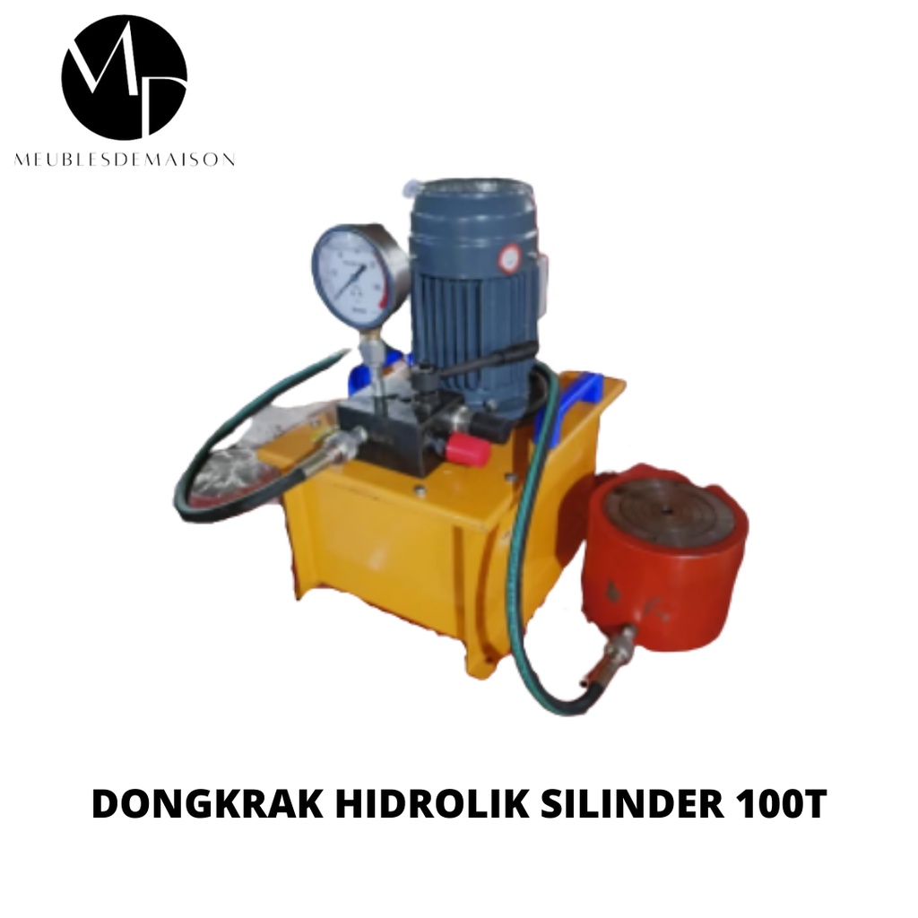 Jual DONGKRAK HIDROLIK SILINDER ELEKTRIK 100 TON / HYDRAULIC PUMP ELECTRIC | Shopee Indonesia