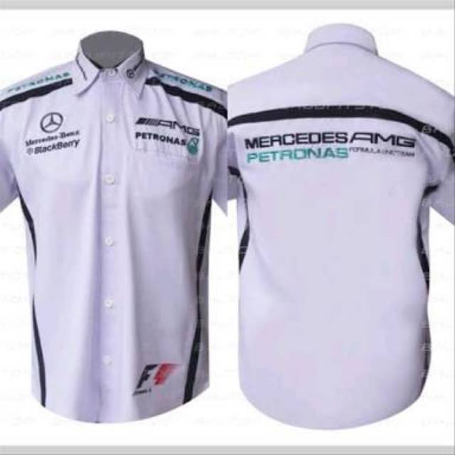 Jual BAJU KEMEJA F1 MERCEDEZ BENZ PETRONAS | Shopee Indonesia