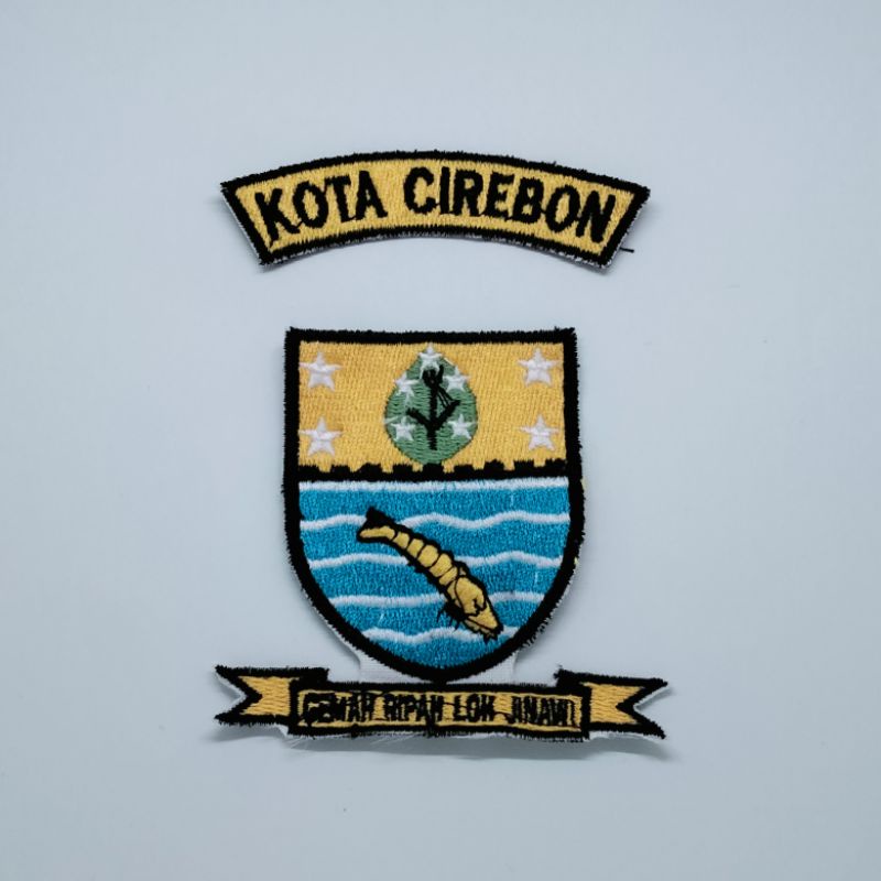 Jual Logo Bordir Kota Cirebon / Logo Kota Cirebon / Bordir Logo Kota ...