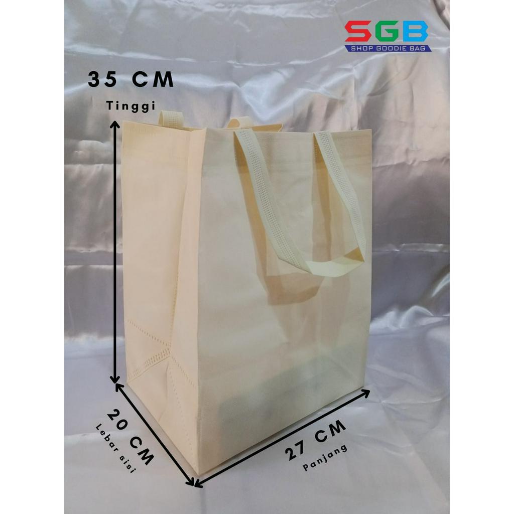 Jual Tas Spunbond model BOX mexdi uk 27x35x20 dan 37x35x20 / Goodie Bag ...
