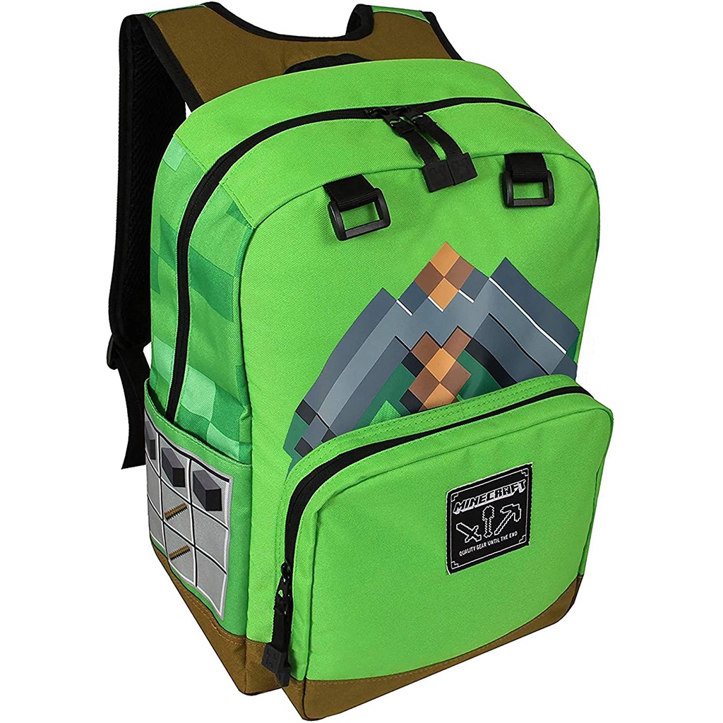Jual Tas Minecraft / Tas Ransel Minecraft (Green) | Shopee Indonesia