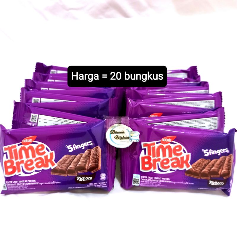 Jual TIME BREAK richoco & richeese nabati 20x16g | Shopee Indonesia