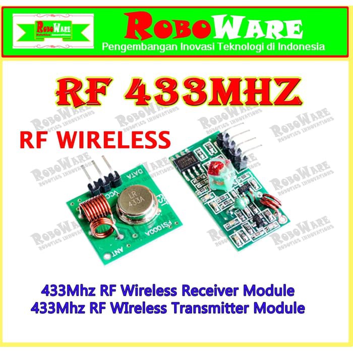 Jual Langsung Order 433MHz Modul Receiver Transmiiter RF Wireless 433 ...