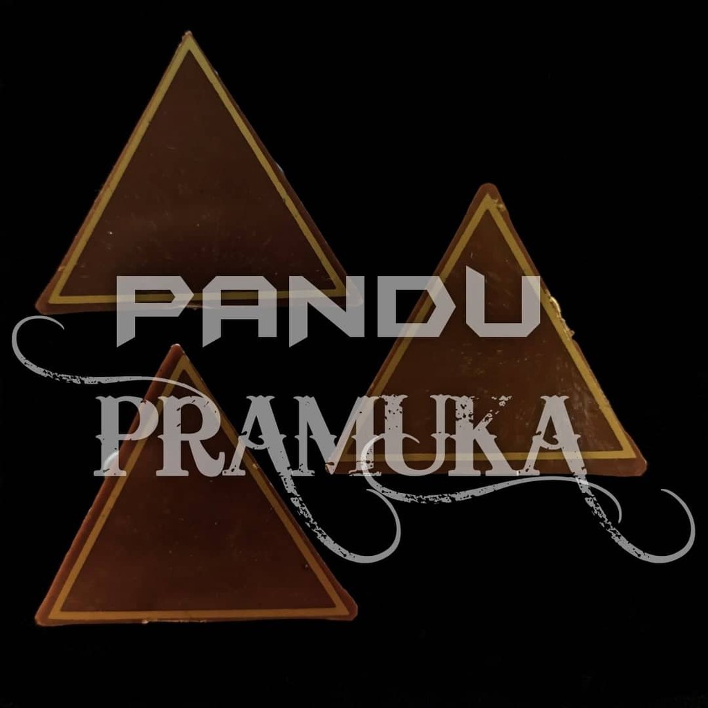 Jual pin pramuka barung bahan mika warna coklat | Shopee Indonesia