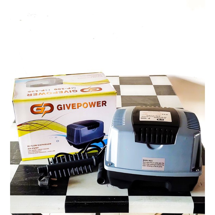 Jual POMPA UDARA AERATOR HI-FLOW BLOWER GIVEPOWER P100 / P 100 LOW WATT ...