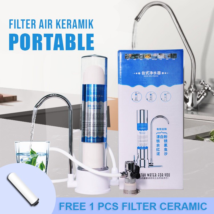 Jual iNstansday- ( FREE FILTER 1 PCS ) Filter Air Keran Water Purifier ...