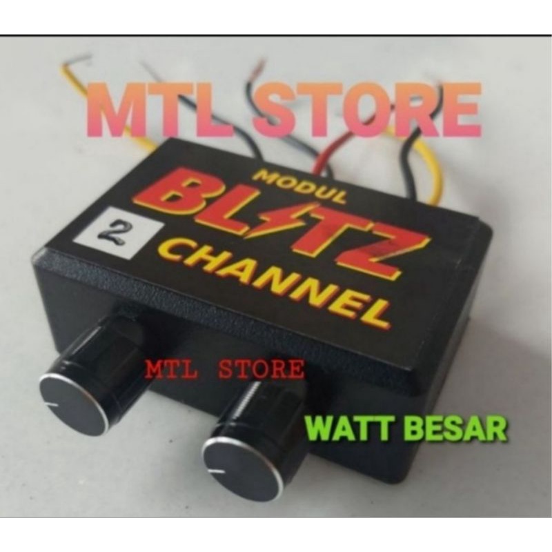 Jual MODUL BLITZ 12 - 24 VOLT ( 2 CHANEL 2 POTENSIO ) WATT BESAR ...