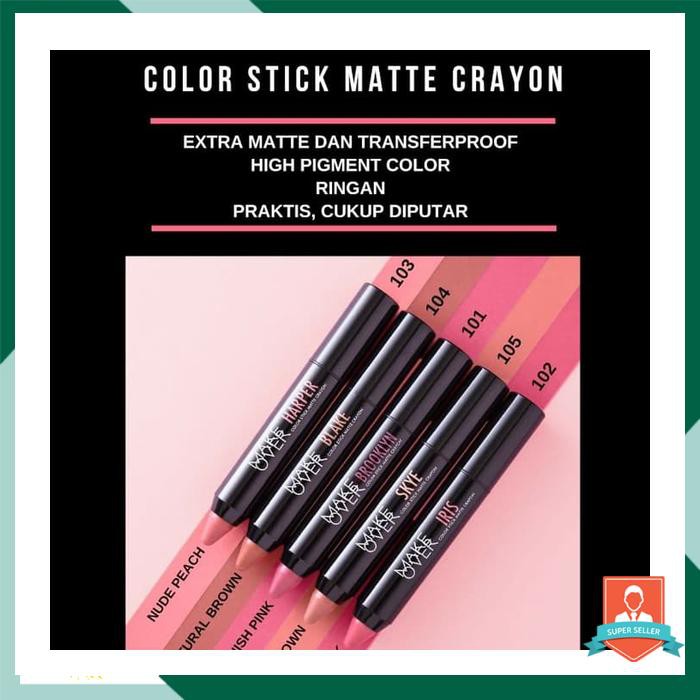 Jual MAKEOVER COLOR STICK MATTE CRAYON 2.6G | Shopee Indonesia