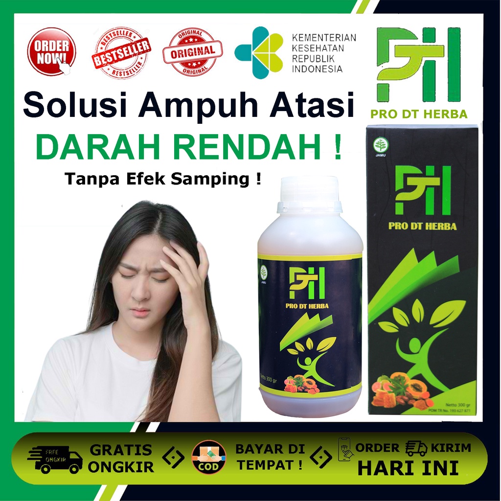 Jual PRO DT HERBA Obat Darah Rendah / Kurang Darah Paling Ampuh 300gr ...