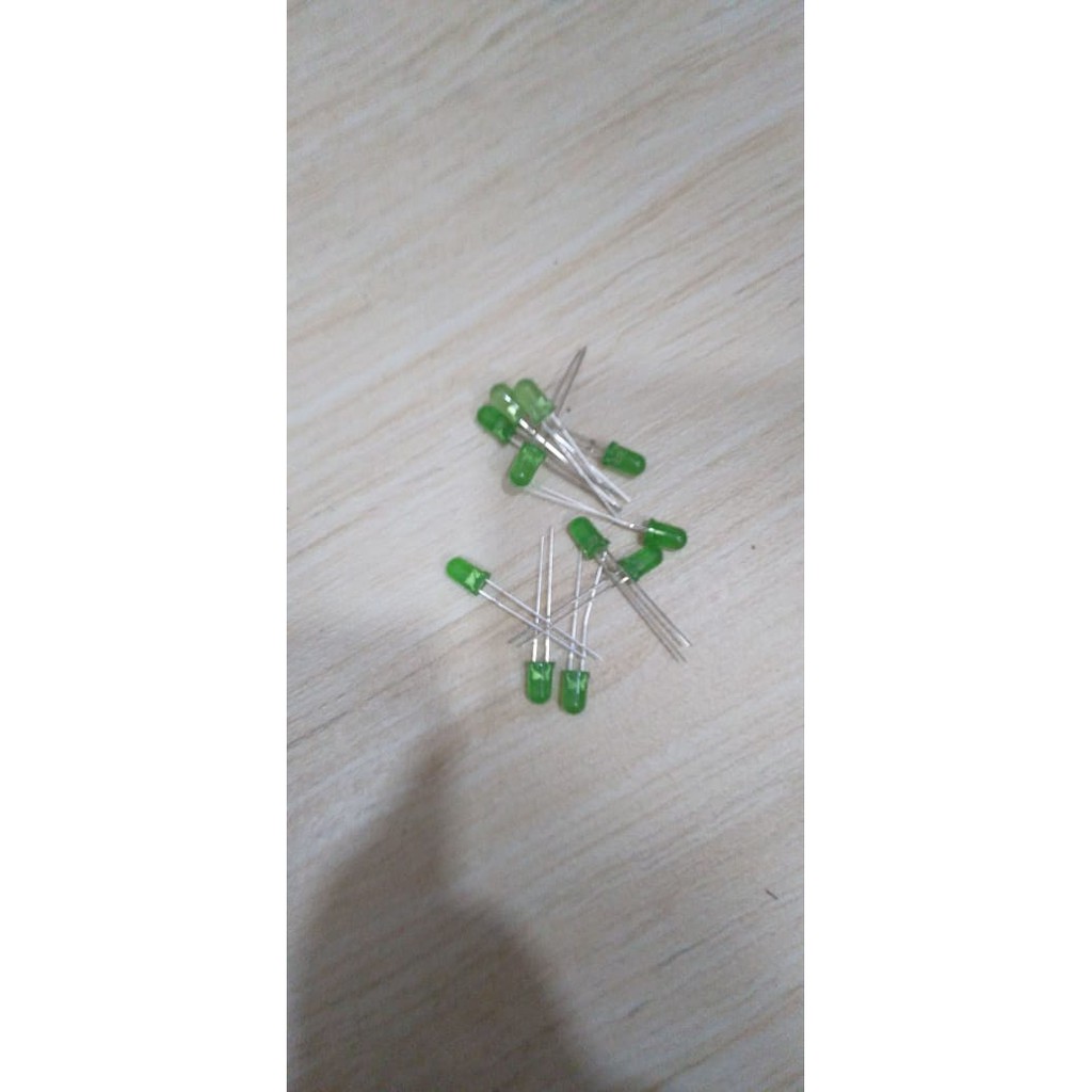 Jual (40 PCS) LAMPU LED 5MM BUTEK HIJAU led hijau 5mm | Shopee Indonesia