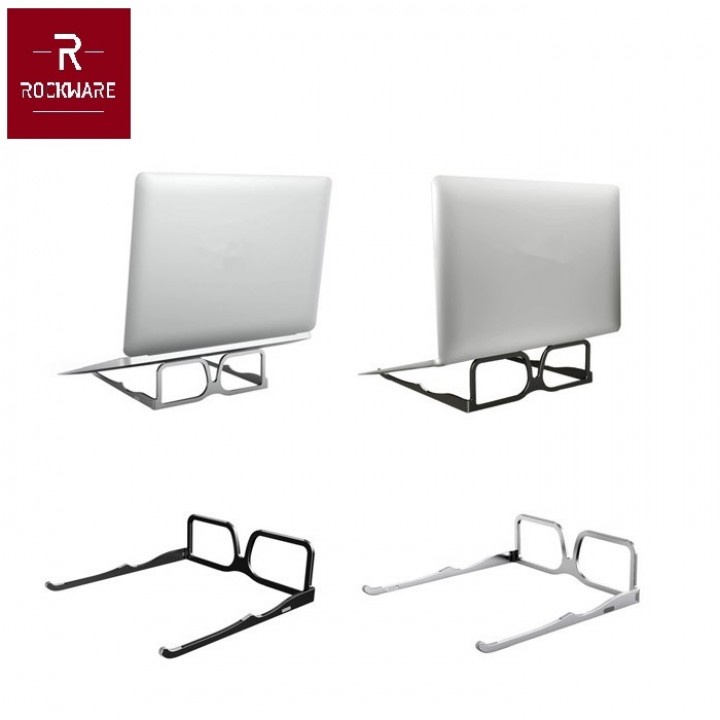 Jual ROCKWARE Creative Folding Aluminum Notebook Stand - Glasses Design ...