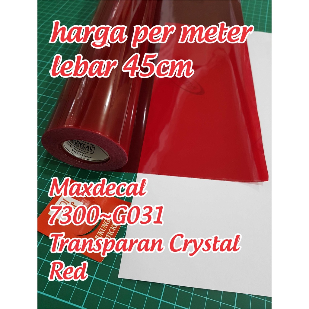 Jual Stiker - Sticker Vinyl Maxdecal Transparan - Skotlet Max decal ...