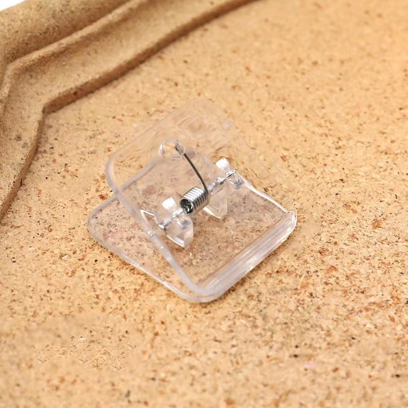 Jual Binder Clip Square Paper Clip PET Transparent Klip Kertas Binder ...