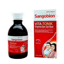 Jual SANGOBION VITATONIK DEWASA SIRUP 225 ML | Shopee Indonesia
