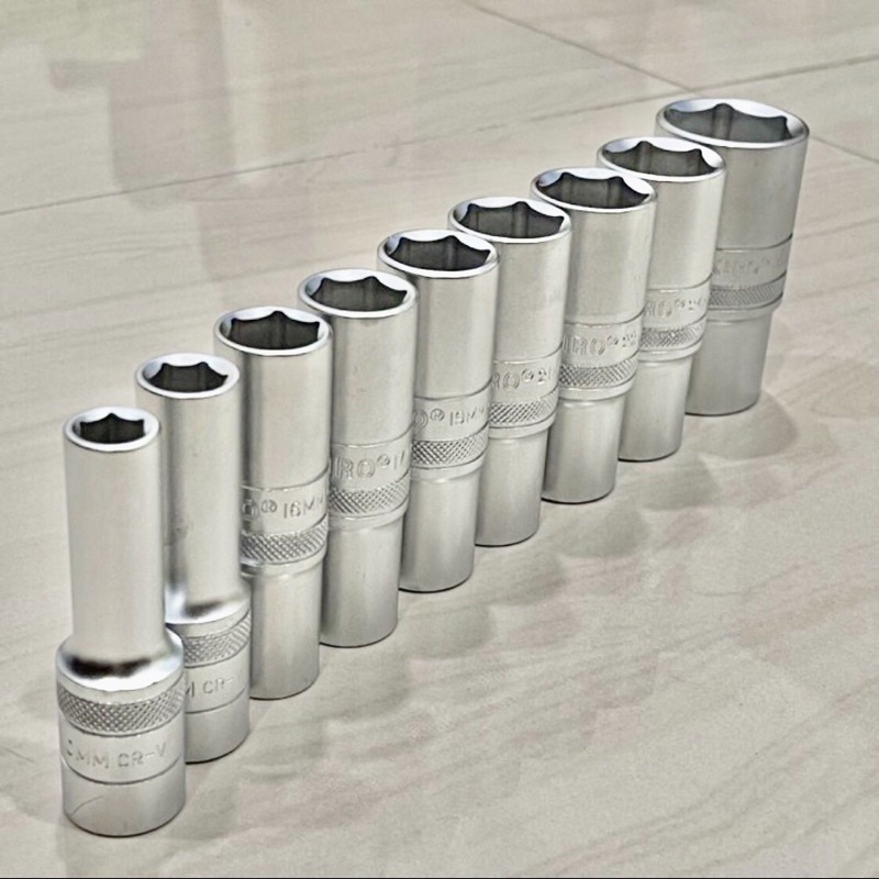 Jual 1/2" x 19mm DEEP WALL Mata kunci sok panjang shock panjang tekiro ...