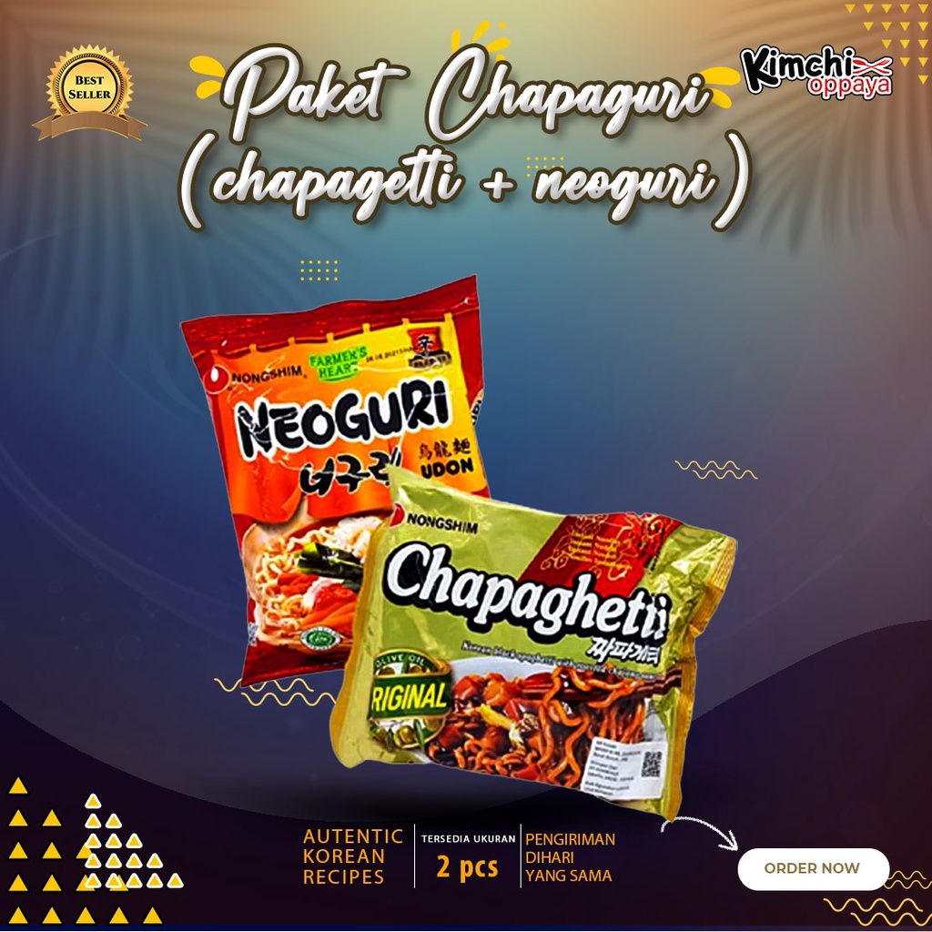 Jual PAKET CHAPAGURI(CHAPAGETTI + NEOGURI) ASLI KOREA | Shopee Indonesia