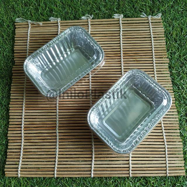 Jual [25pcs] Alumunium foil cup BX 984519 / Aluminium Foil tray + tutup | Shopee Indonesia