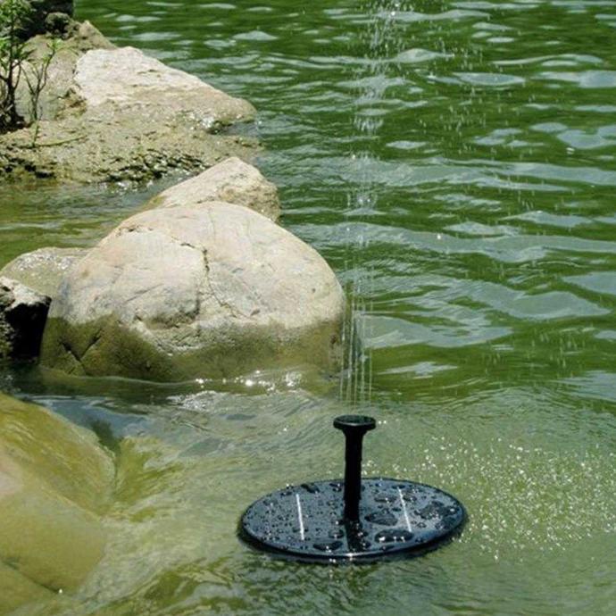 Jual Pompa Air Mancur Kolam Ikan Tenaga Surya Matahari Solar cell/Panel ...