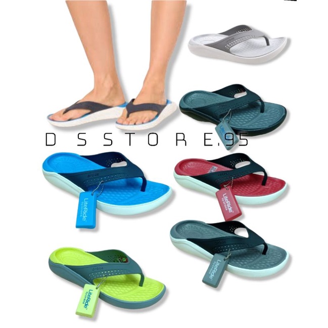 Jual sandal crocs literide flip | Shopee Indonesia