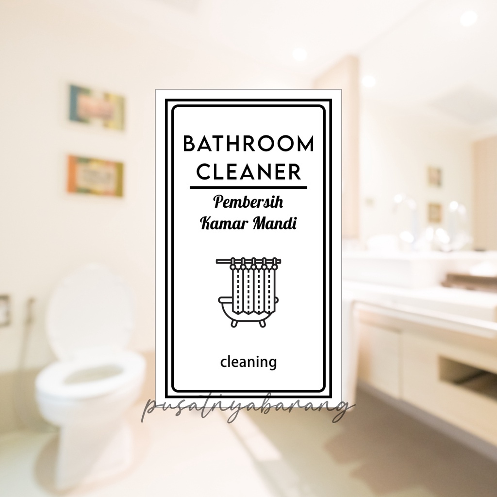 Jual STIKER LABEL BOTOL SABUN TAHAN AIR - STIKER LAUNDRY BERGAMBAR ...