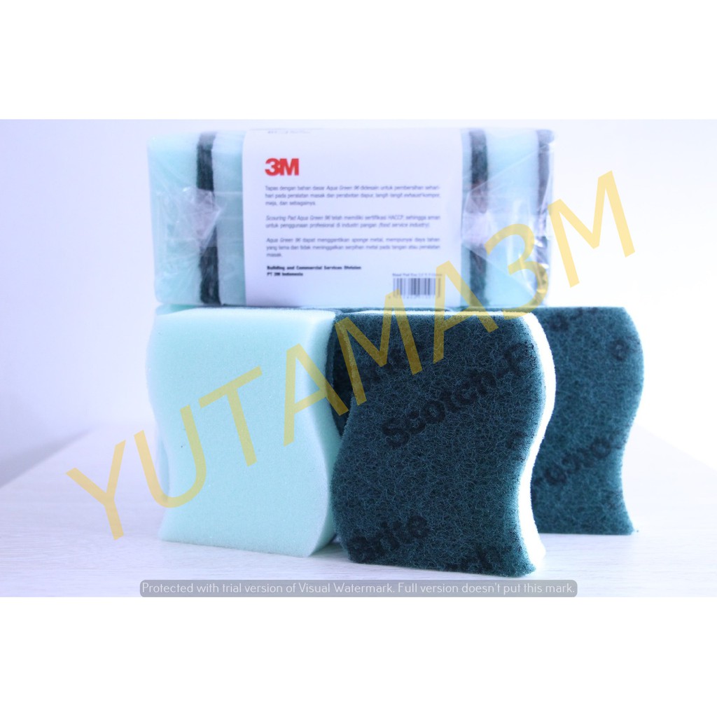 Jual SPON CUCI PIRING / HAND PAD ECO GREEN 10 x 8 CM | Shopee Indonesia