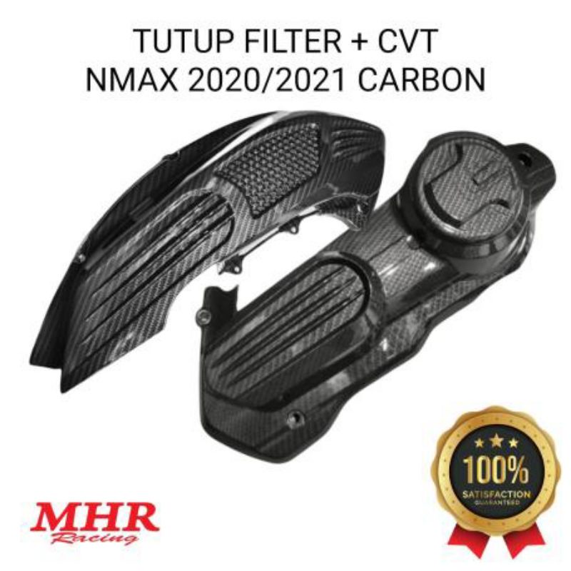 Jual Tutup/ Cover CVT/ Filter Hawa Carbon MHR Nmax New2020-2022 ...