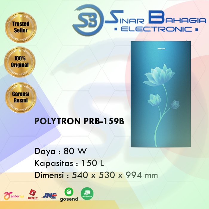 Jual POLYTRON PRB-159B KULKAS 1 PINTU (NEW) ( KHUSUS BANDUNG) | Shopee ...