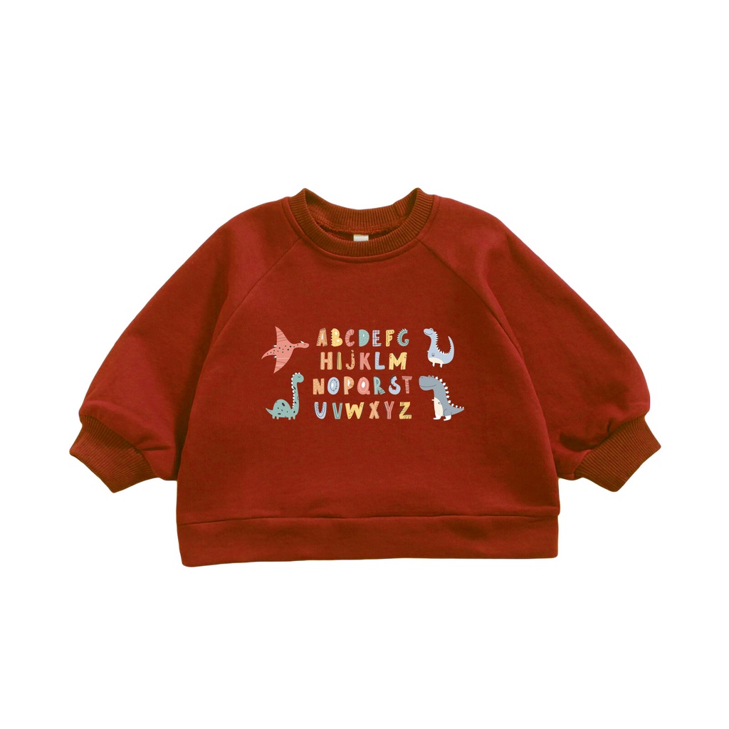 Jual Sweater Anak Crewneck Oversize Anak Original Motif Dino Karakter ...