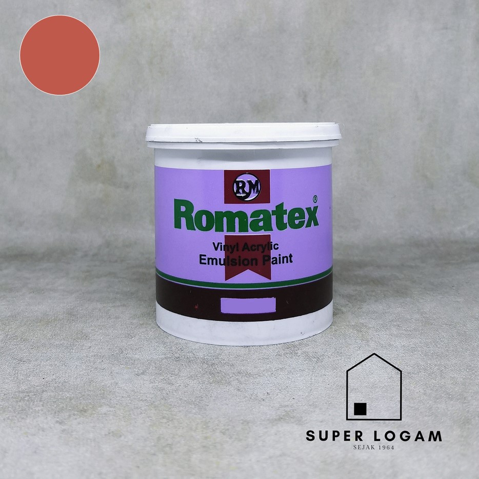 Jual Cat Tembok Romatex 1 kg (590 - Sunkist) | Shopee Indonesia