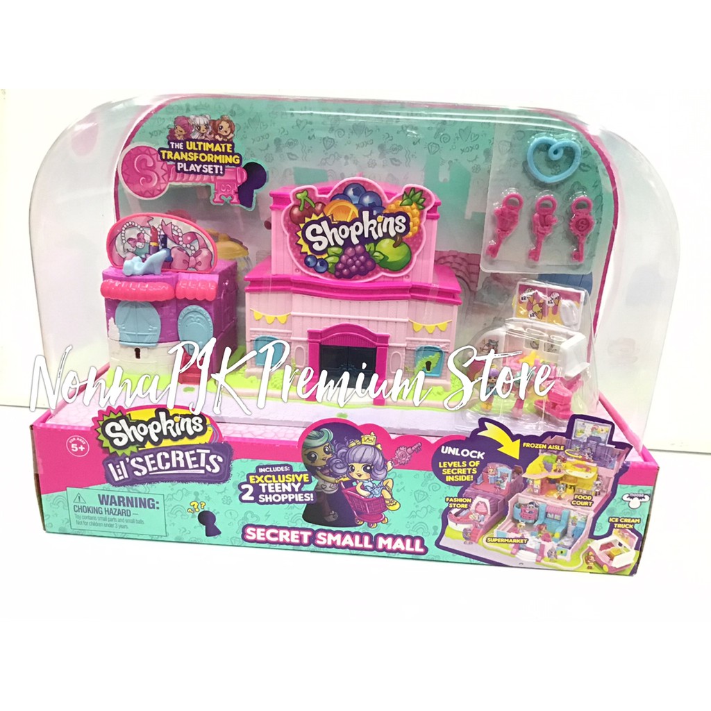 Jual Shopkins Lil Secrets Secret Small Mall Playset Shopee Indonesia