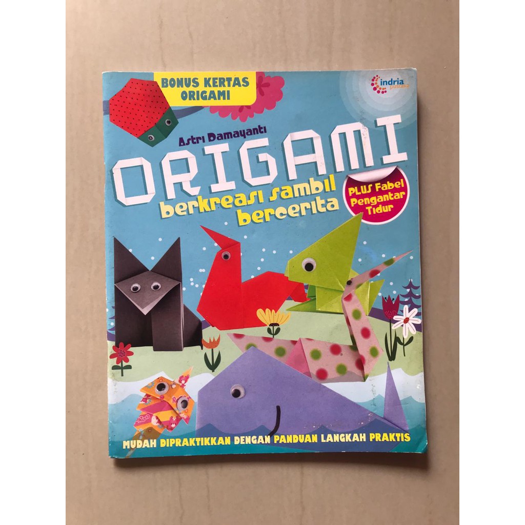 Jual BUKU ANAK ORIGAMI BERKREASI SAMBIL CERITA ORIGAMI HEWAN MAINAN ...