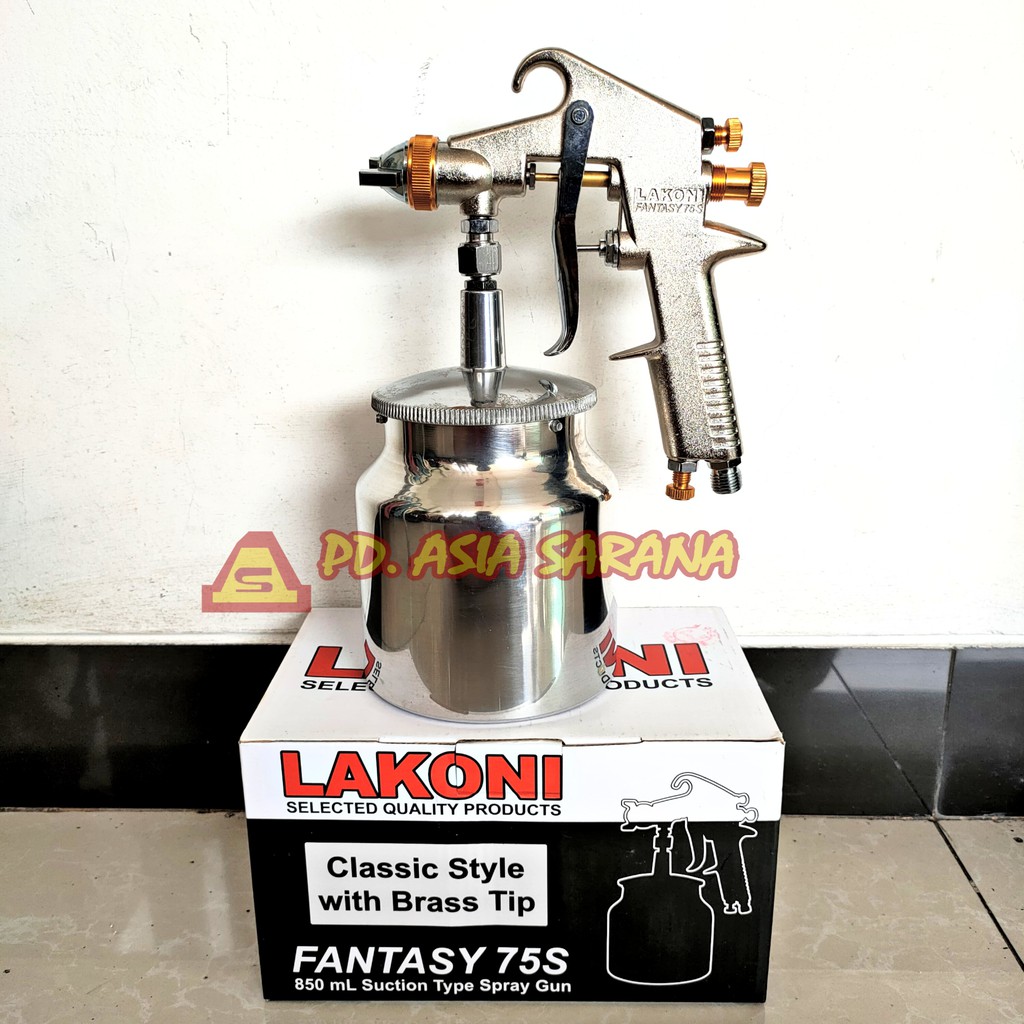 Jual Spray Gun Tabung Bawah Lakoni Fantasy 75S 850ml | Shopee Indonesia