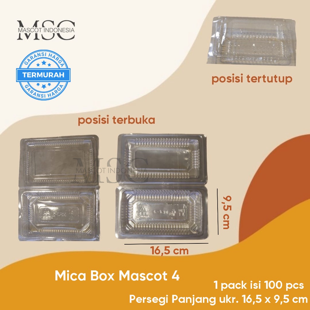 Jual Mika Box Kotak | Mika Box Merk Mascot 4 | Shopee Indonesia