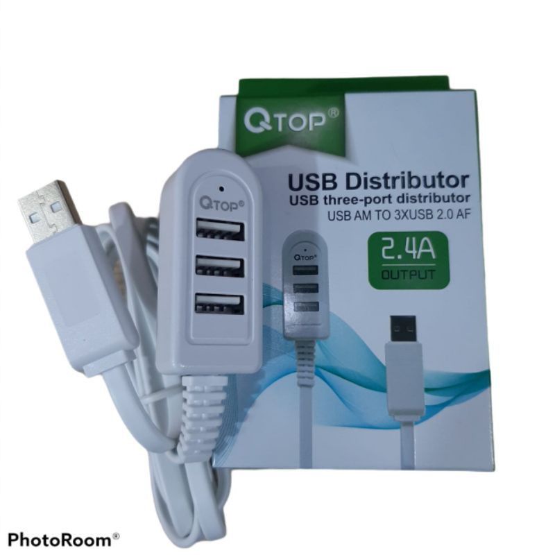 Jual Kabel USB 3 port 2.4A / Cable kwalitas bagus | Shopee Indonesia