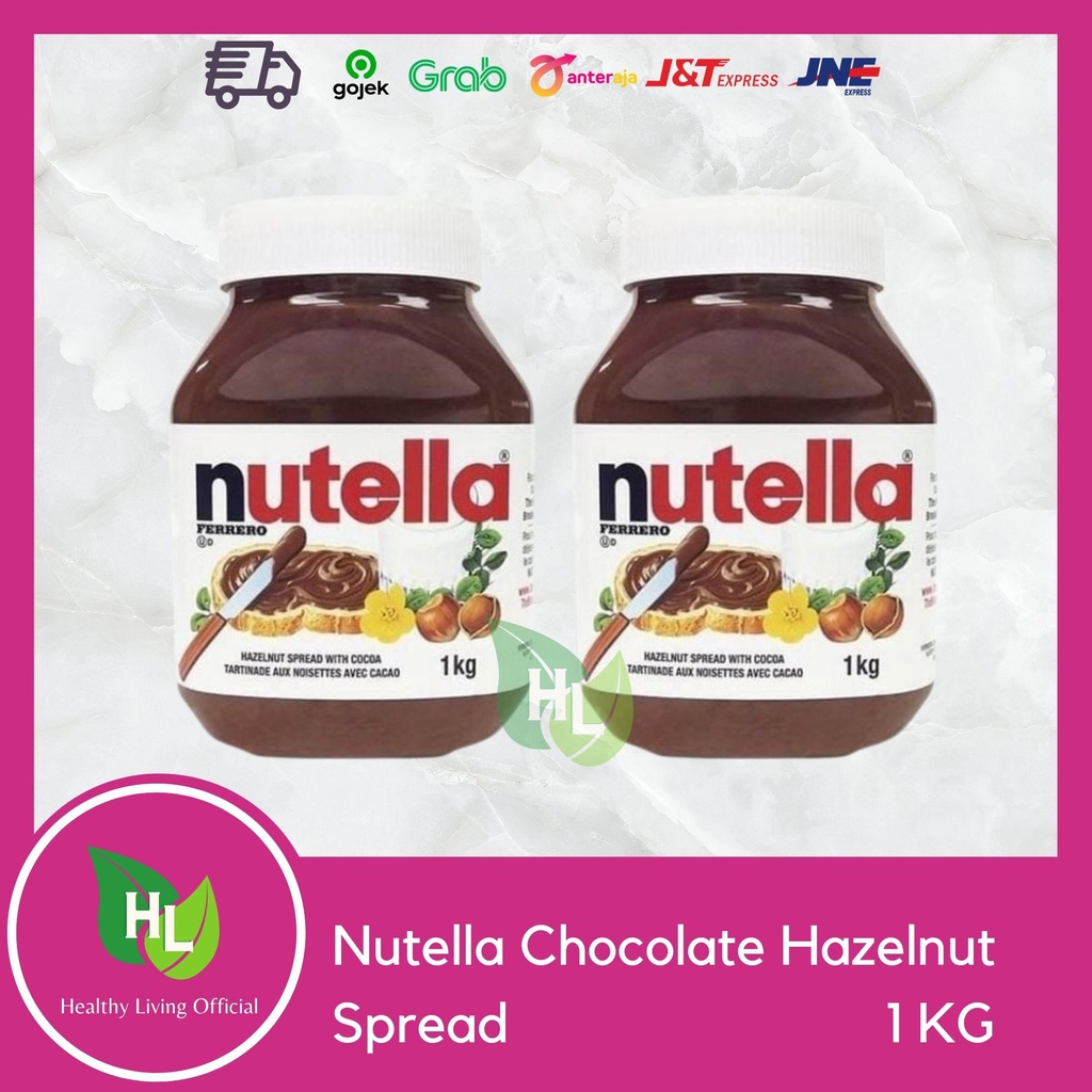 Jual Nutella Chocolate Hazelnut Spread / Selai Coklat Hazelnut 1kg ...