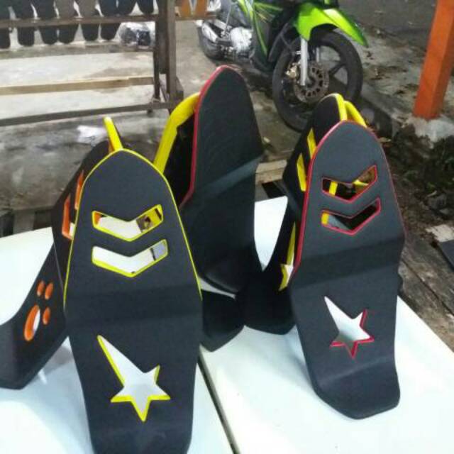 Jual JOK KAWASAKI NEW NINJA RR 150 sambung motif lubang | Shopee Indonesia