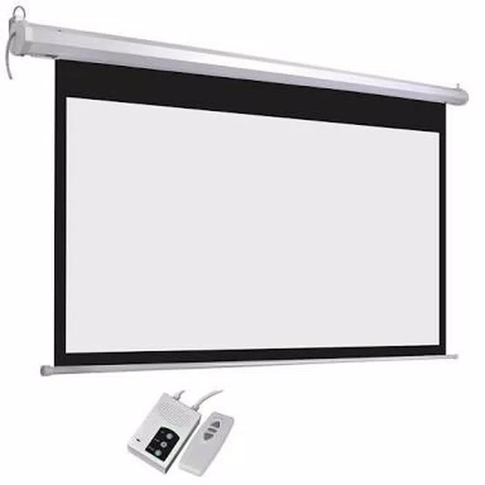 Jual SCREEN PROJECTOR MOTORIZE/LAYAR PROYEKTOR ELEKTRIC 150"(305cm x ...